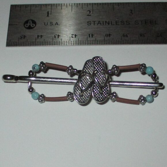 Lilla Rose | Accessories | Beach Sandal Beaded Barrette Flip Flop Flexi ...